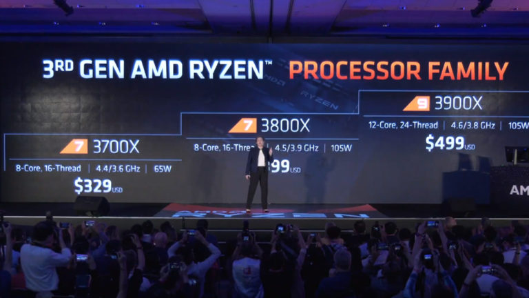 AMD Announces 3rd Gen Ryzen Desktop Processor Line-Up