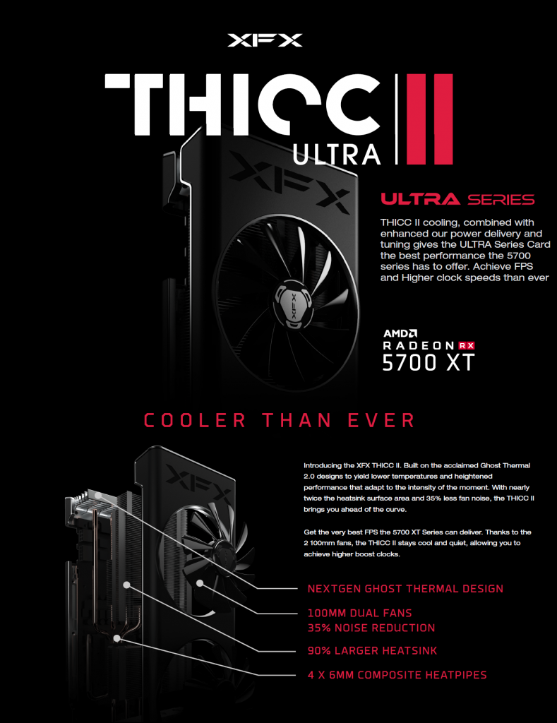 XFX Radeon RX 5700 XT THICC II Ultra Video Card Review - Page 2 of 15