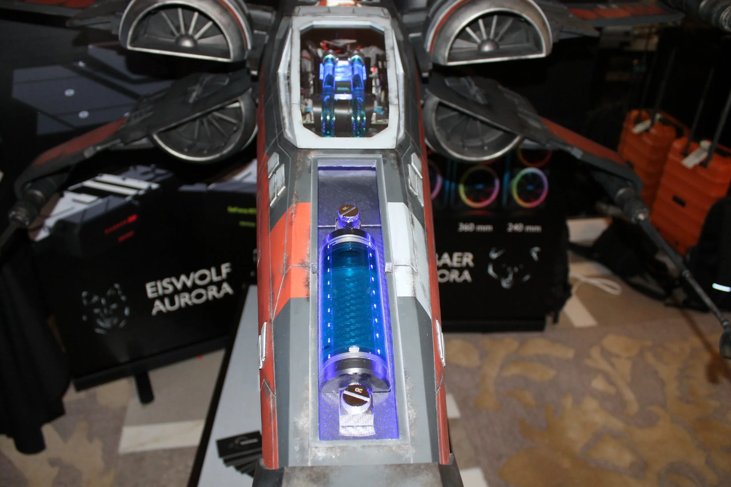Watercooled X-Wing Spotted at CES
