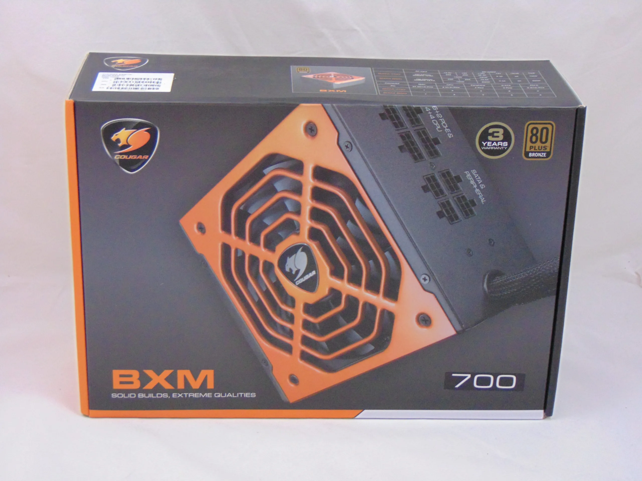 Cougar BXM 700 700W Power Supply Review - Page 2 of 7 - The FPS Review