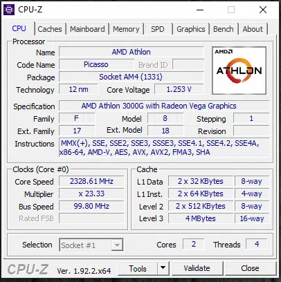 AMD Athlon 3000G Review with Overclocking - Page 2 of 8