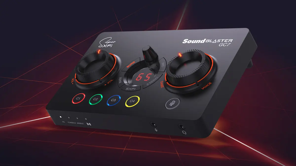 Creative Announces Sound Blaster Gc7 A Game Streaming Usb Dac And Amp
