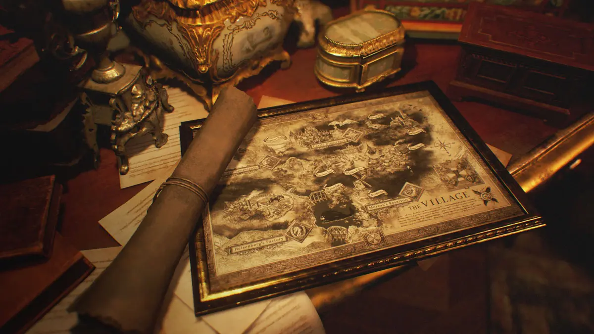 Resident Evil Village Map and New Artwork Unveiled