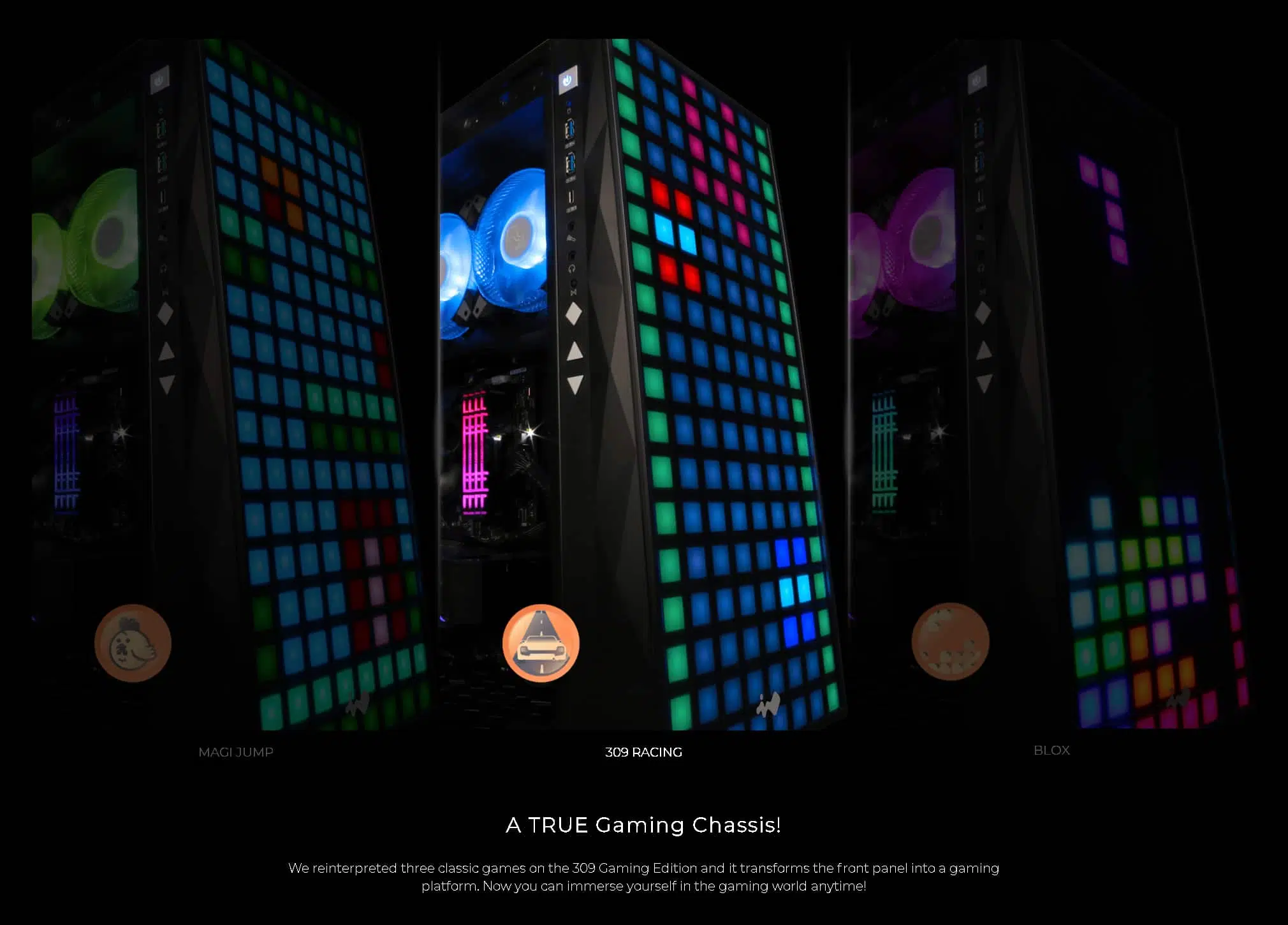 InWin Announces PC Case with 144-LED Front Panel and Built-In Games ...