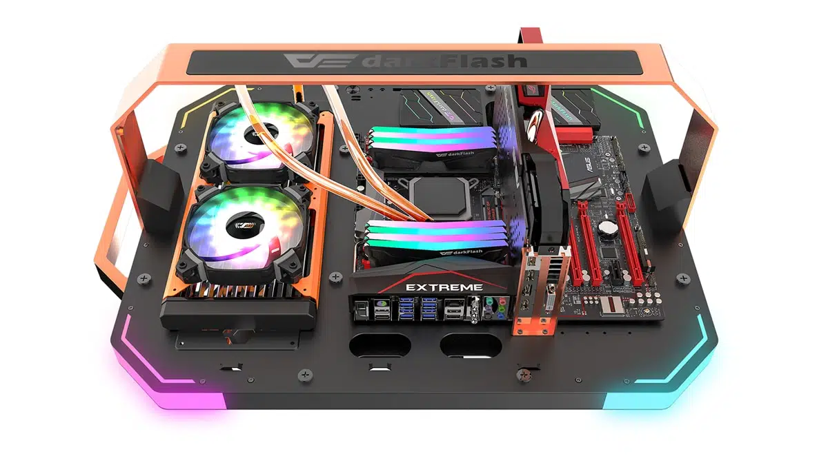 DarkFlash Announces Blade-X Open Frame Luxury Gaming Case