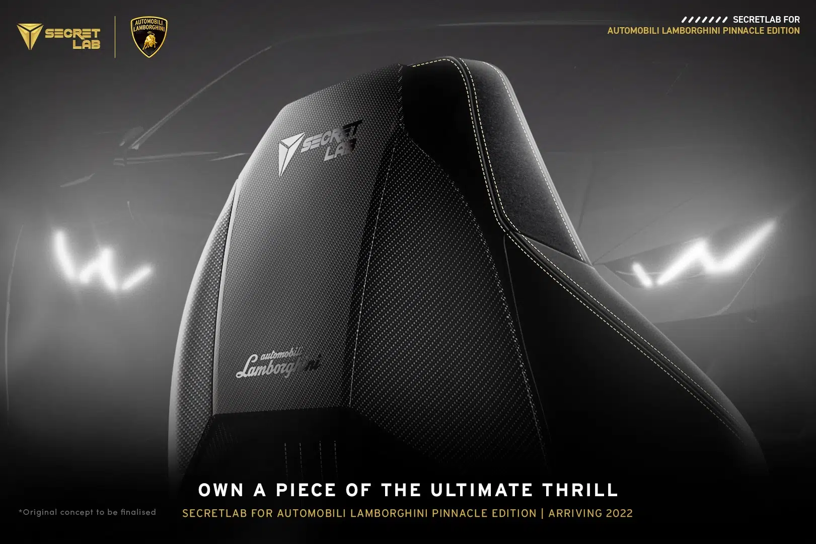 Secretlab Announces Automobili Lamborghini Gaming Chairs
