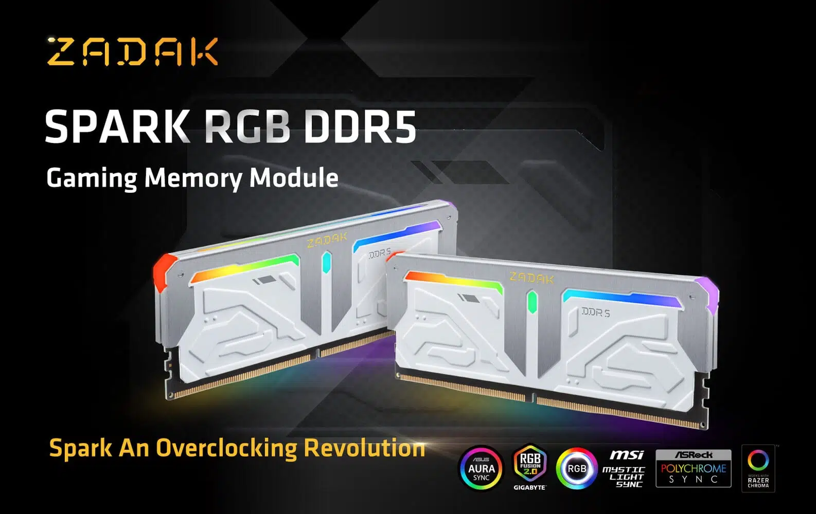 ZADAK Unveils SPARK RGB DDR5 Memory with Speeds of Up to 6400 MHz - The ...