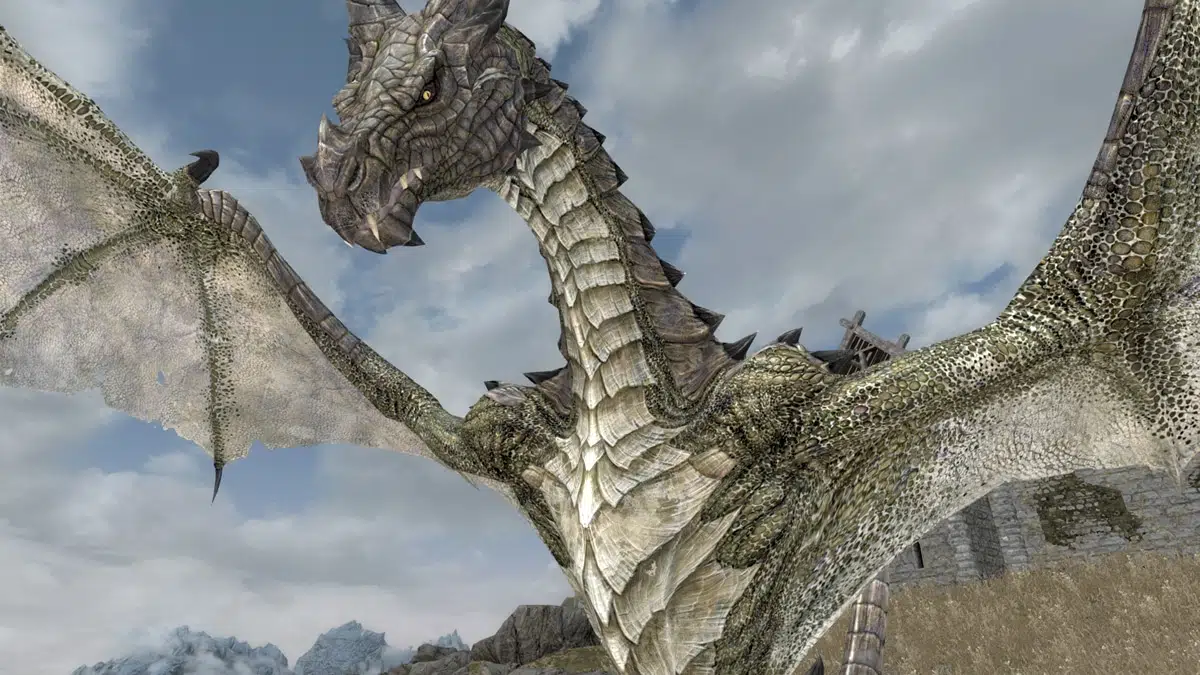 Skyrim Mod Adds Dragon Textures in 16K Resolution