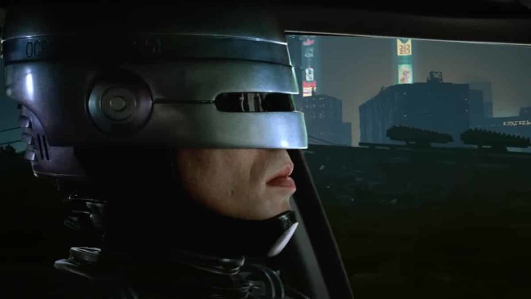 Robocop Patrols Cyberpunk 2077's Night City in Fan-Made Video