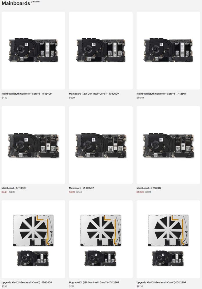 Framework Shows Off Intel 12th Gen CPU Upgrade Kits for Its Modifiable ...