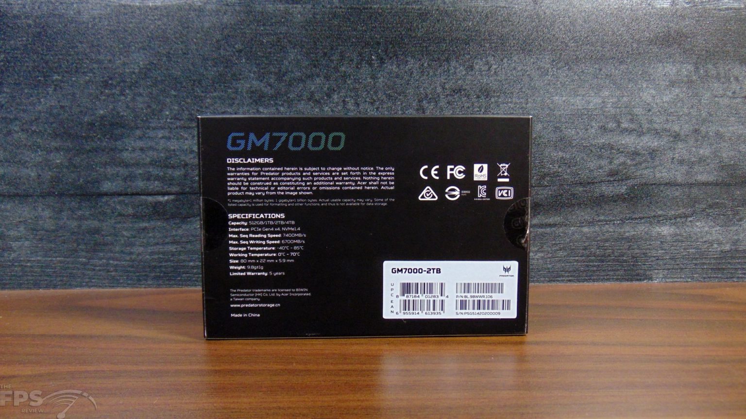 Acer Predator GM7000 2TB Gen4 x4 M.2 SSD Review