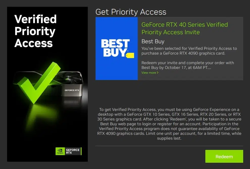 NVIDIA Begins Testing Verified Priority Access Program for GeForce RTX ...