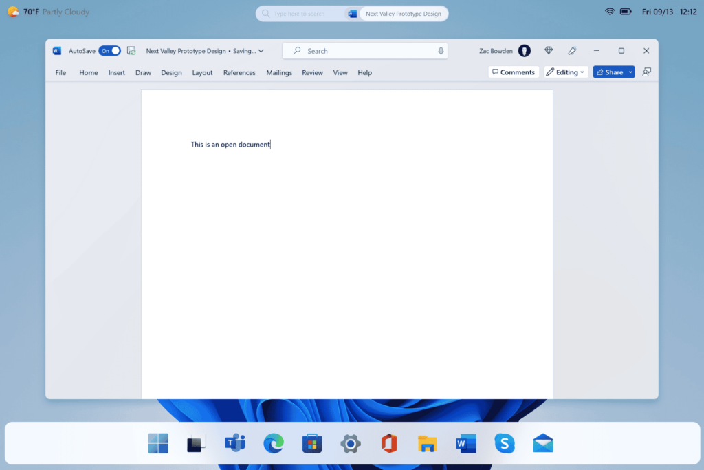Microsoft Reveals New Windows UI with Floating Task Bar and Other Changes