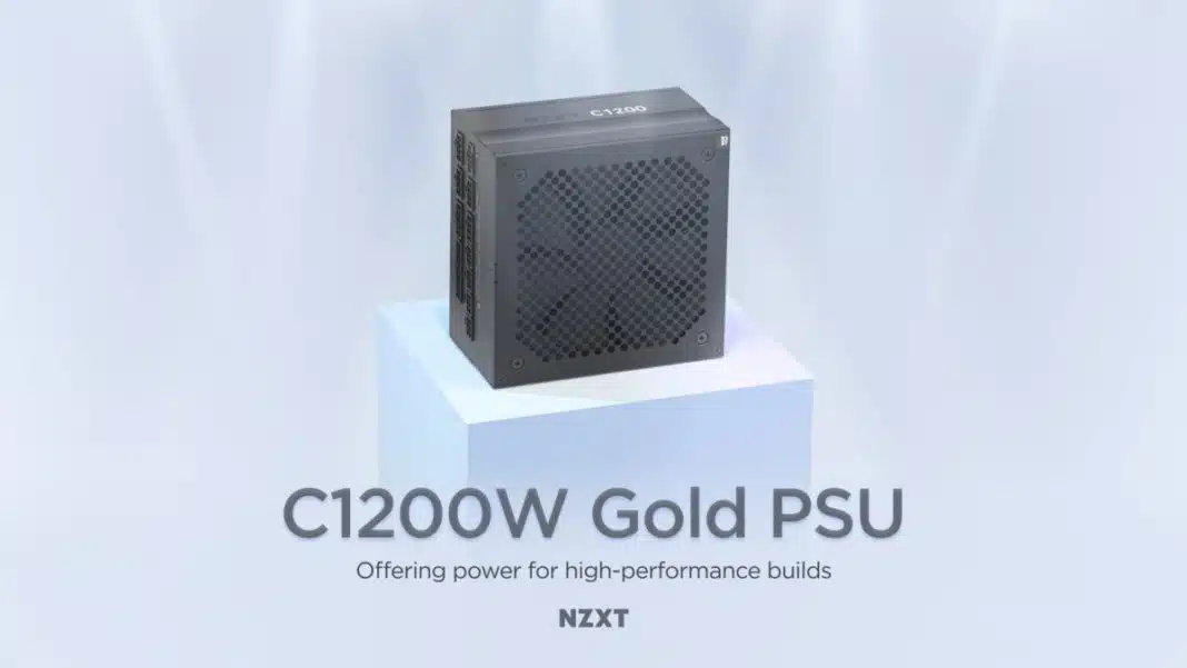 NZXT C1200 Gold 1200 Watt ATX 3.0 Power Supply Featuring 16-Pin PCIe ...