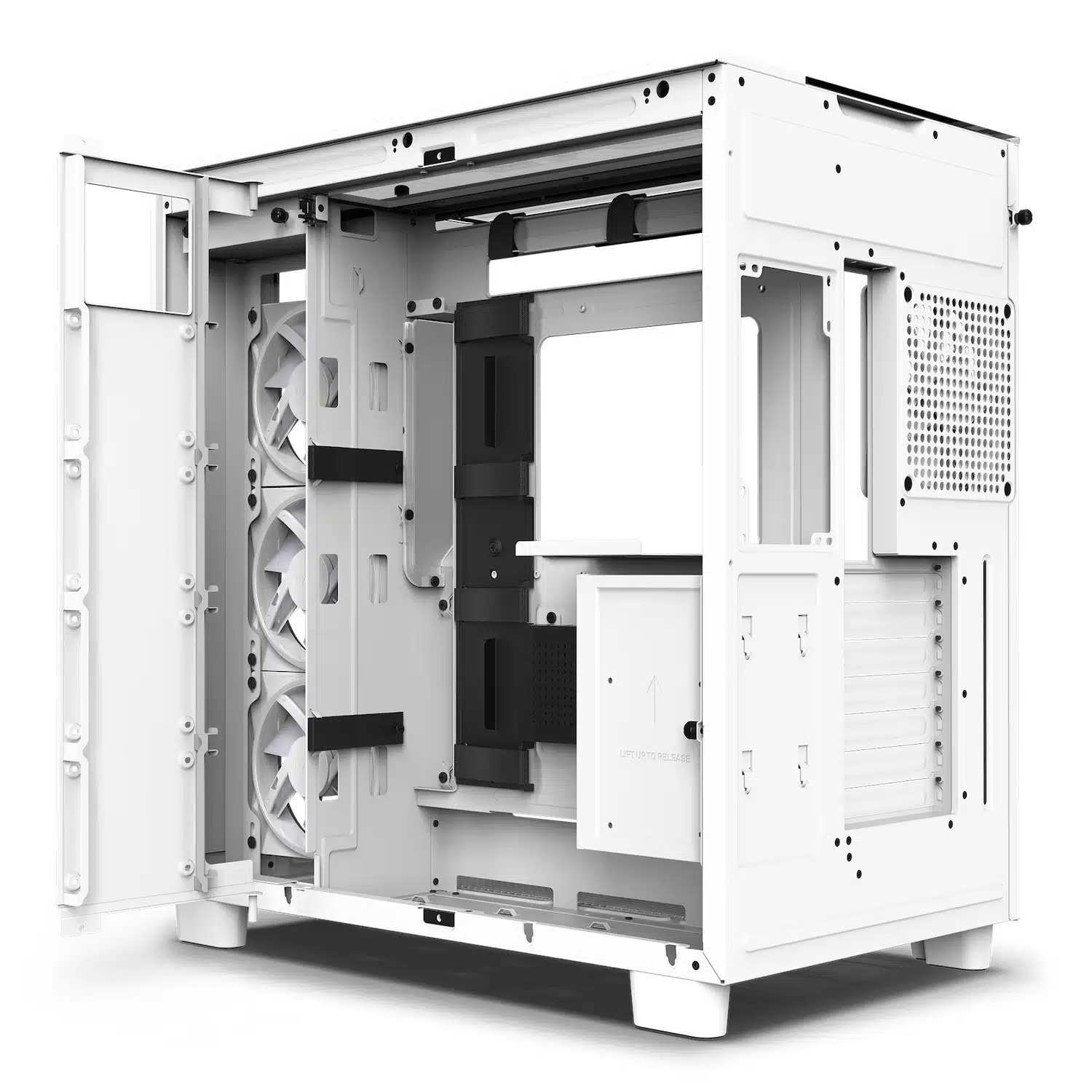 NZXT H9 Series PC Cases Featuring Seamless Wrap-Around Glass Panels ...
