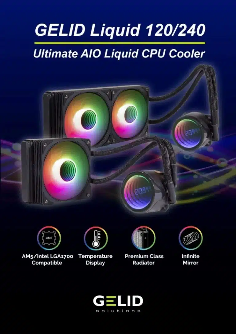 GELID Debuts Its Ultimate AIO Liquid CPU Cooler Product Line with the ...