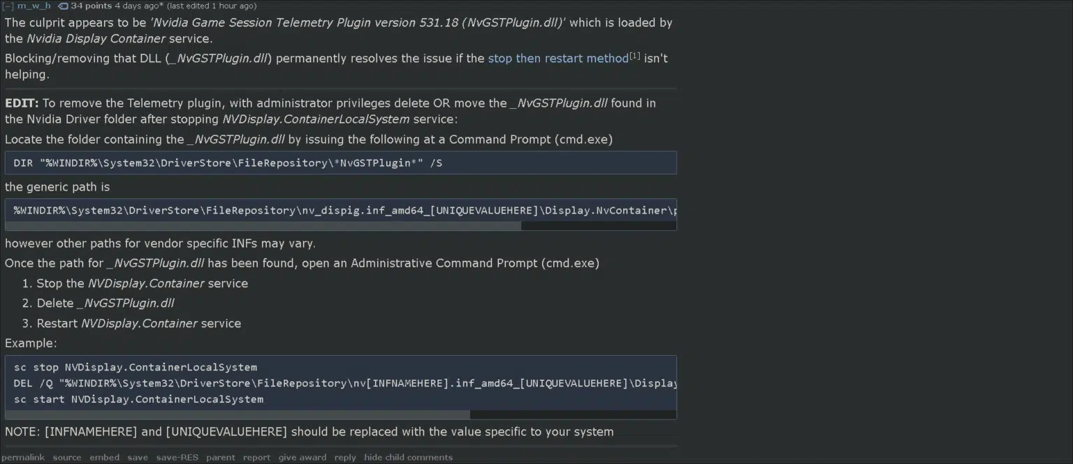 NVIDIA GeForce Driver Bug May Cause Abnormally High CPU Usage After ...