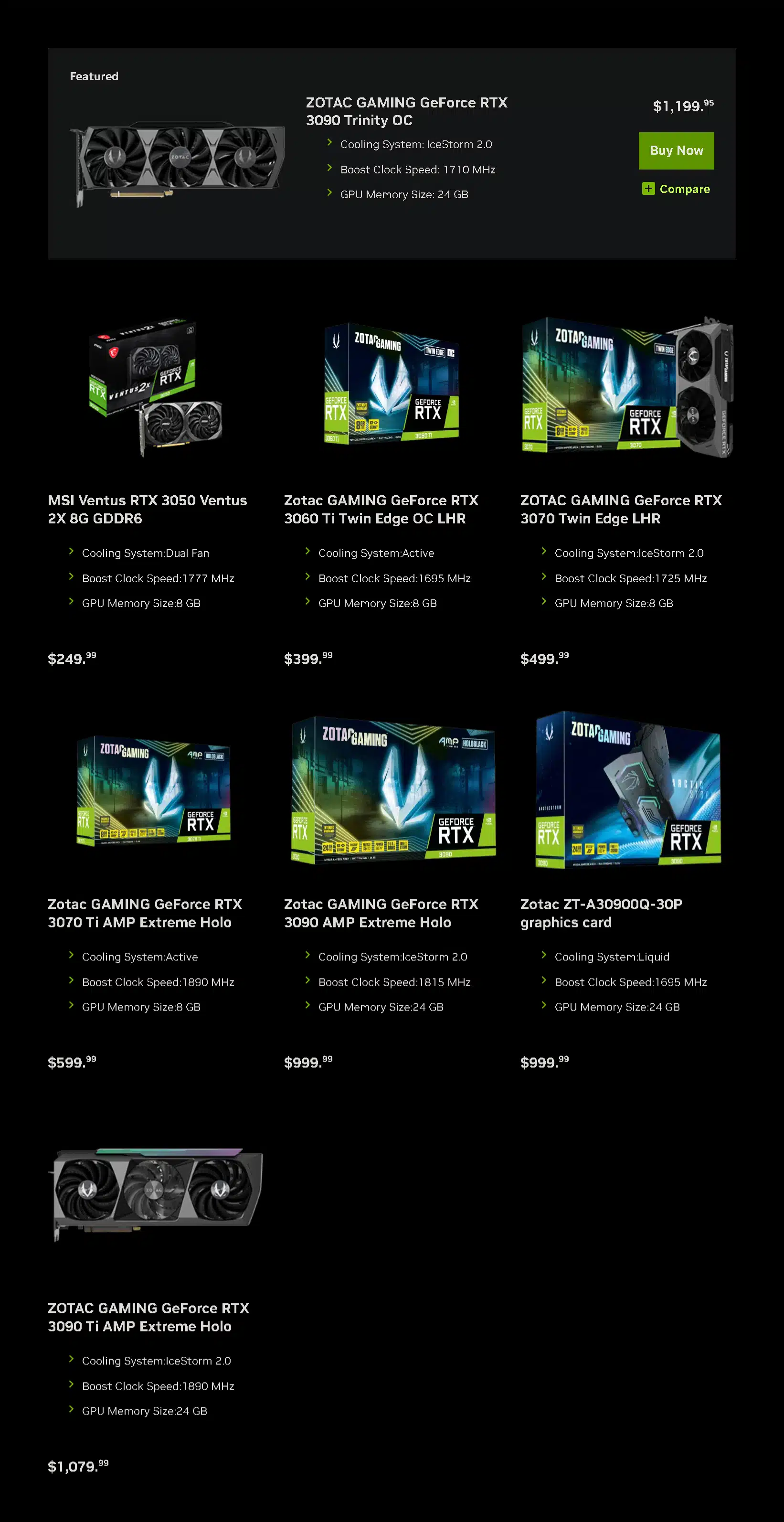 NVIDIA Removes GeForce RTX 30 Series Founders Edition Graphics Cards ...