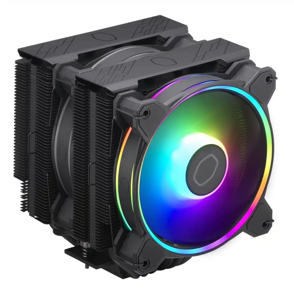Cooler Master Hyper 622 Halo Dual-Tower CPU Coolers in Black or White ...