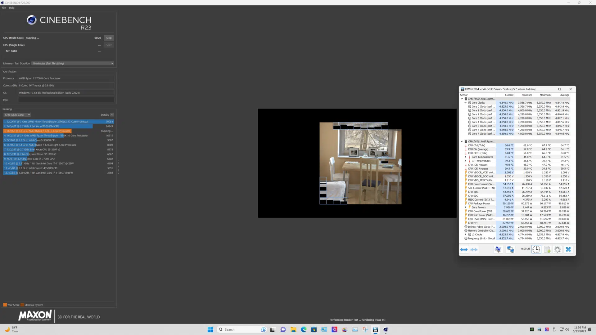 AMD Ryzen 7 7700 vs Ryzen 7 7700X CPU Review - Page 7 of 8
