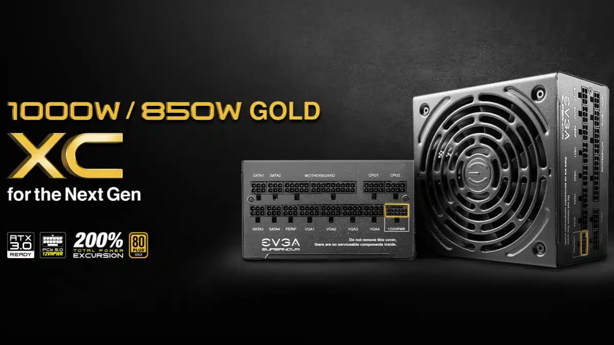 EVGA Launches Its SuperNOVA 1000G/850G XC Series, Its First PCIe Gen5 ...
