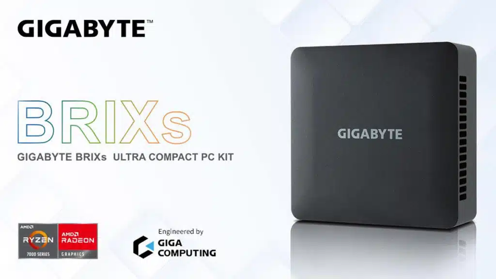 GIGABYTE Giga Computing Launches BRIXs Mini PCs with AMD Ryzen 7030U ...