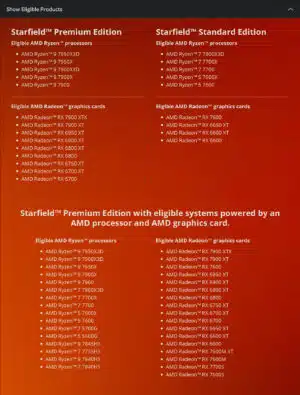 AMD Launches Starfield Premium and Standard Edition Game Bundle ...