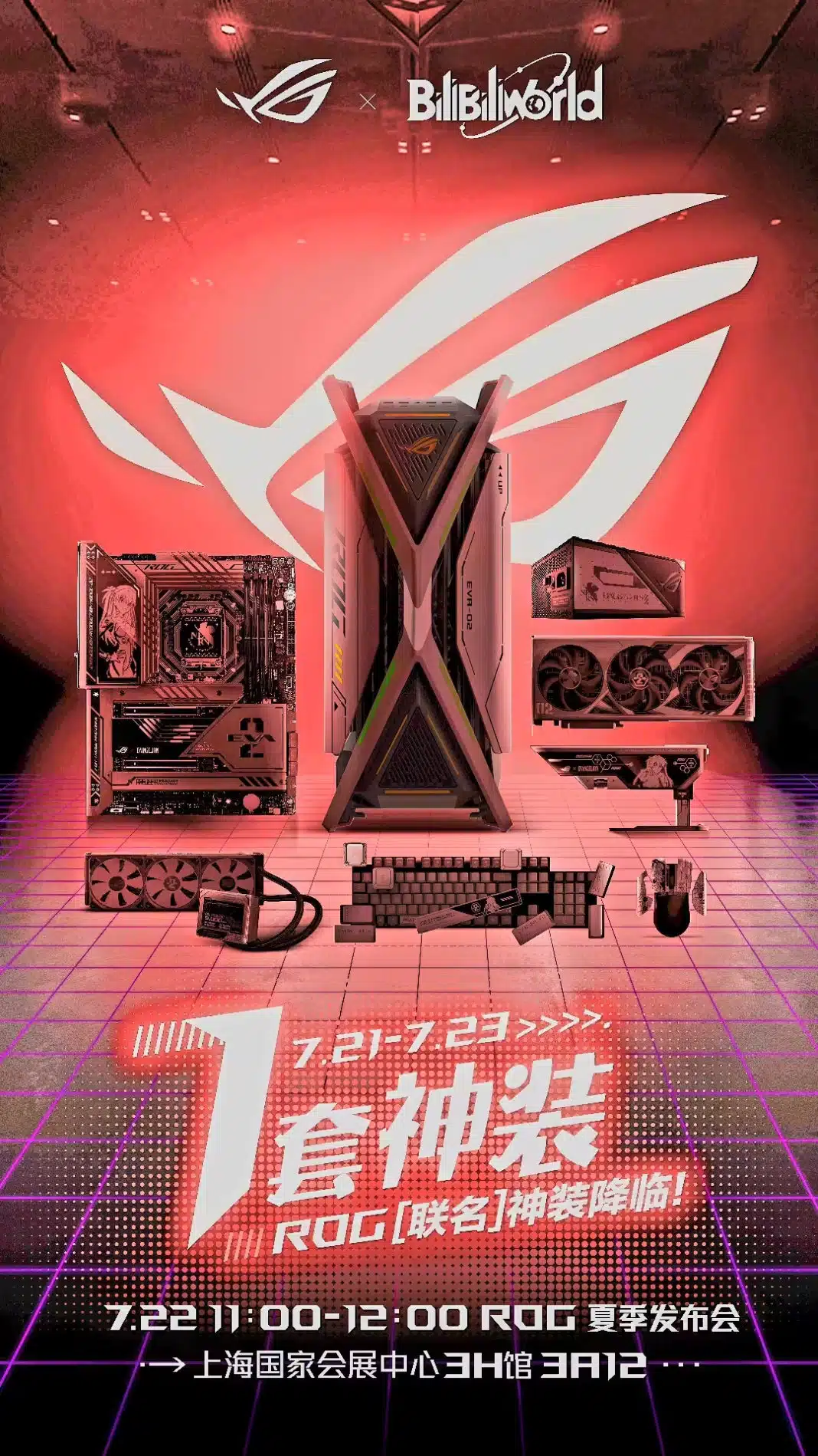 ASUS ROG Teases Asuka-Themed Evangelion Collection, including NVIDIA ...
