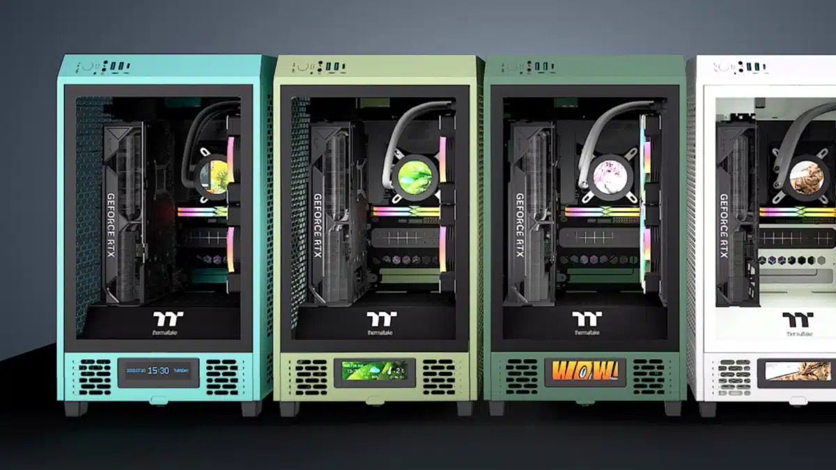 Thermaltake The Tower 200 Mini Chassis Series Now Available in Turquoise, Racing Green, and ...