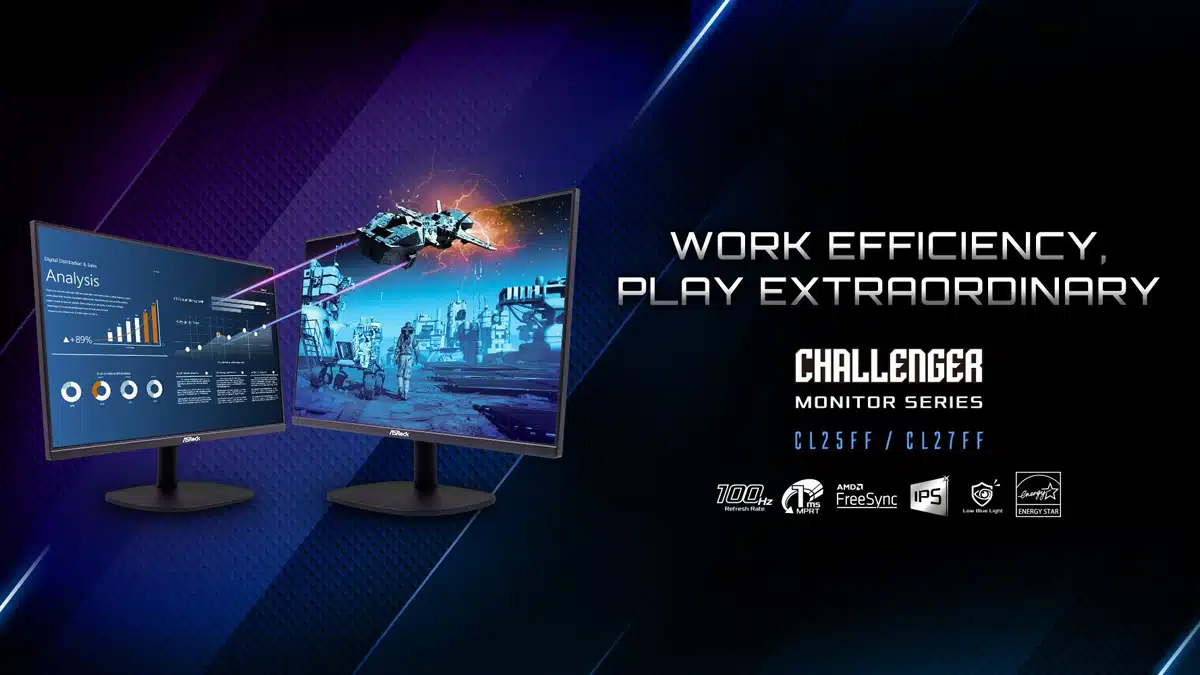 ASRock Thinks Gaming Monitors Should Start at 100 Hz
